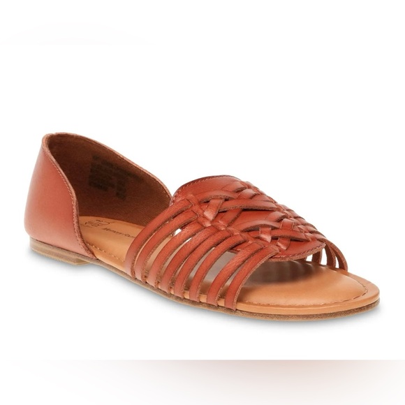 Time and Tru | Shoes | Time Tru Tan Leather Sandals | Poshmark